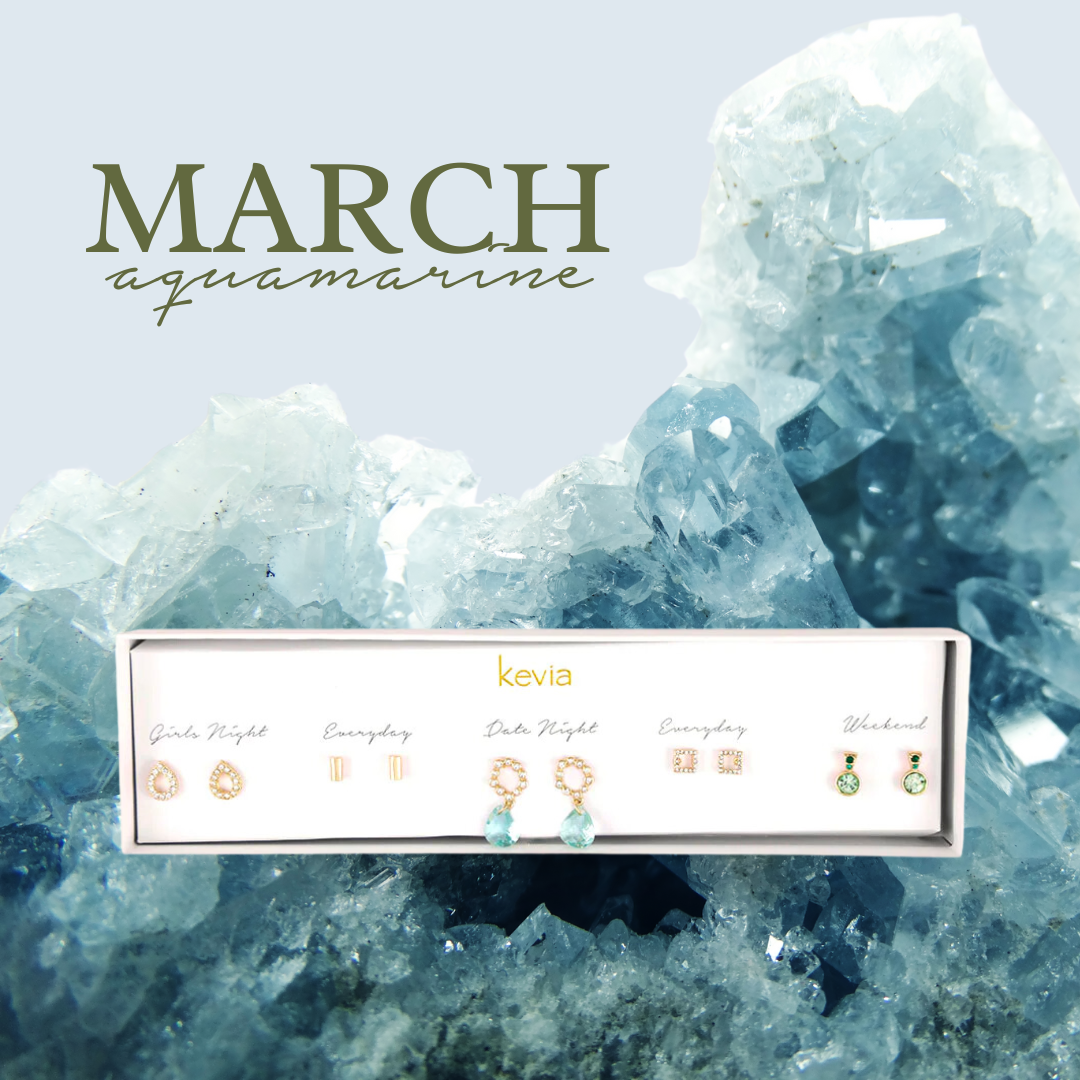 March's Birthstone - Aquamarine – Kevia Style, LLC