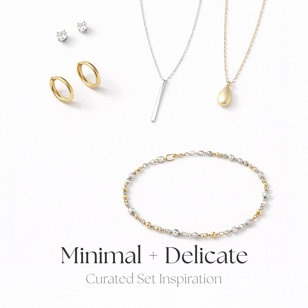 Minimal Delicate Jewelry Bundle - 5 Curated Pieces | Kevia Style ...