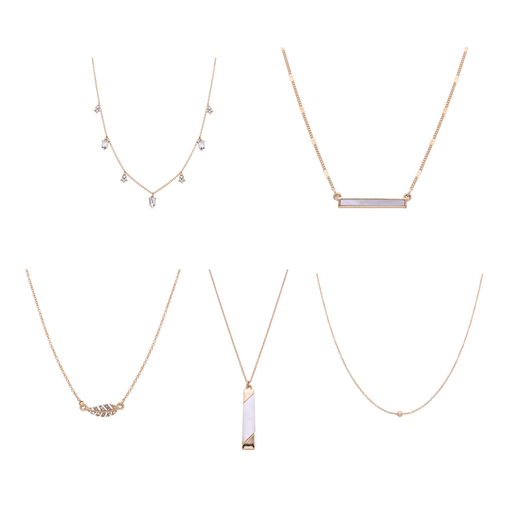 Kevia Mother of Pearl Themed Necklace Set – Kevia Style, LLC